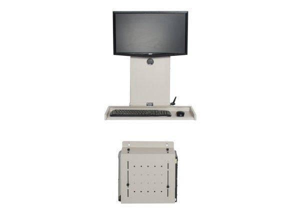 Ultra Flat Wall Mount Computer Station - VersaDesk