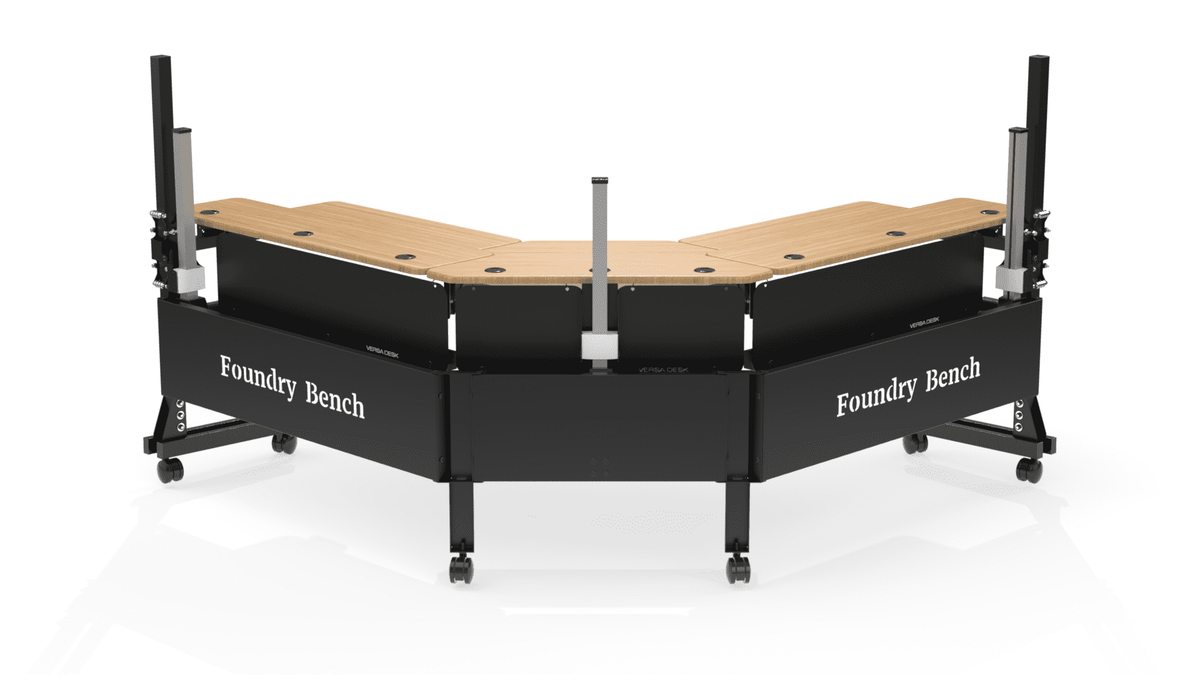 Foundry Bench Corner Modesty Panel Kit – VersaDesk