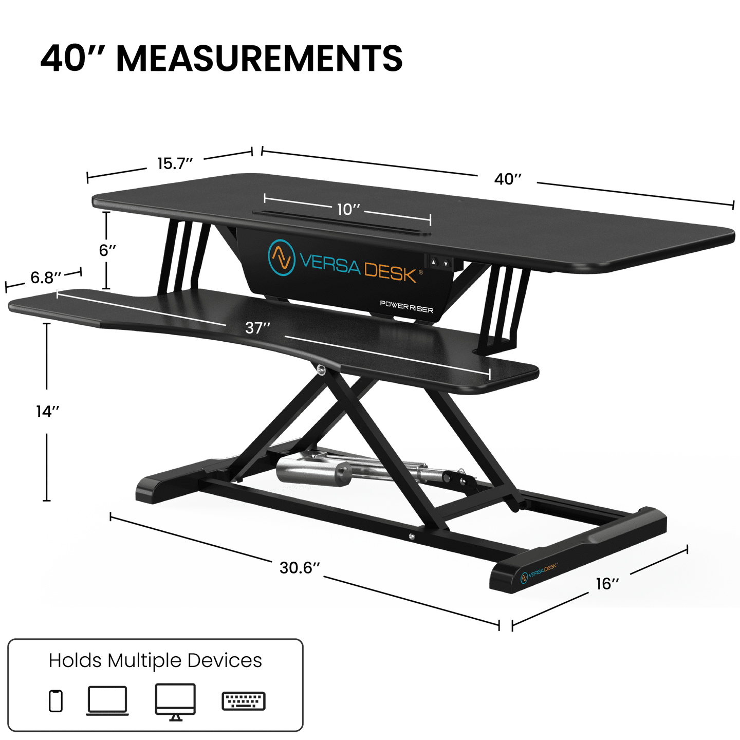 Power Riser Electric Standing Desk Converter – VersaDesk