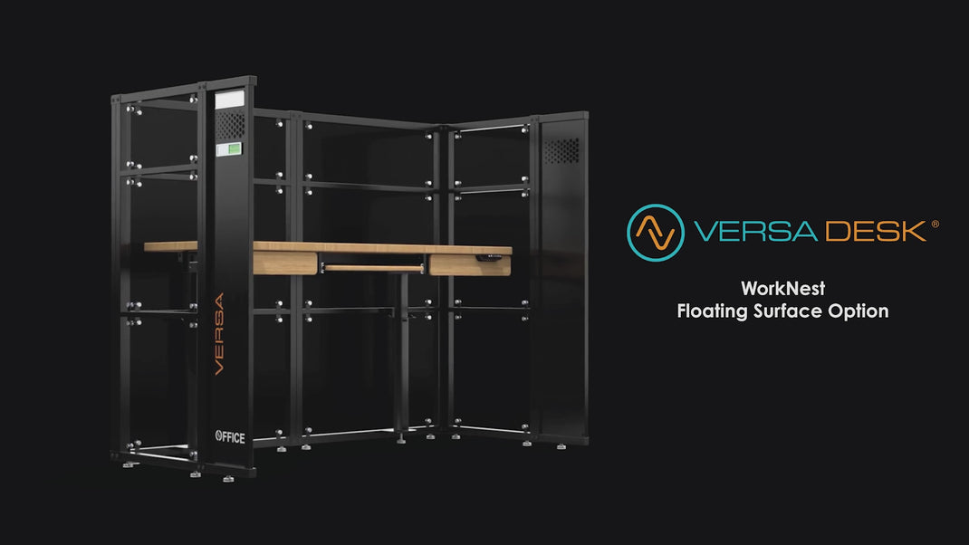 WorkNest® Floating Standing Desk Surface – VersaDesk