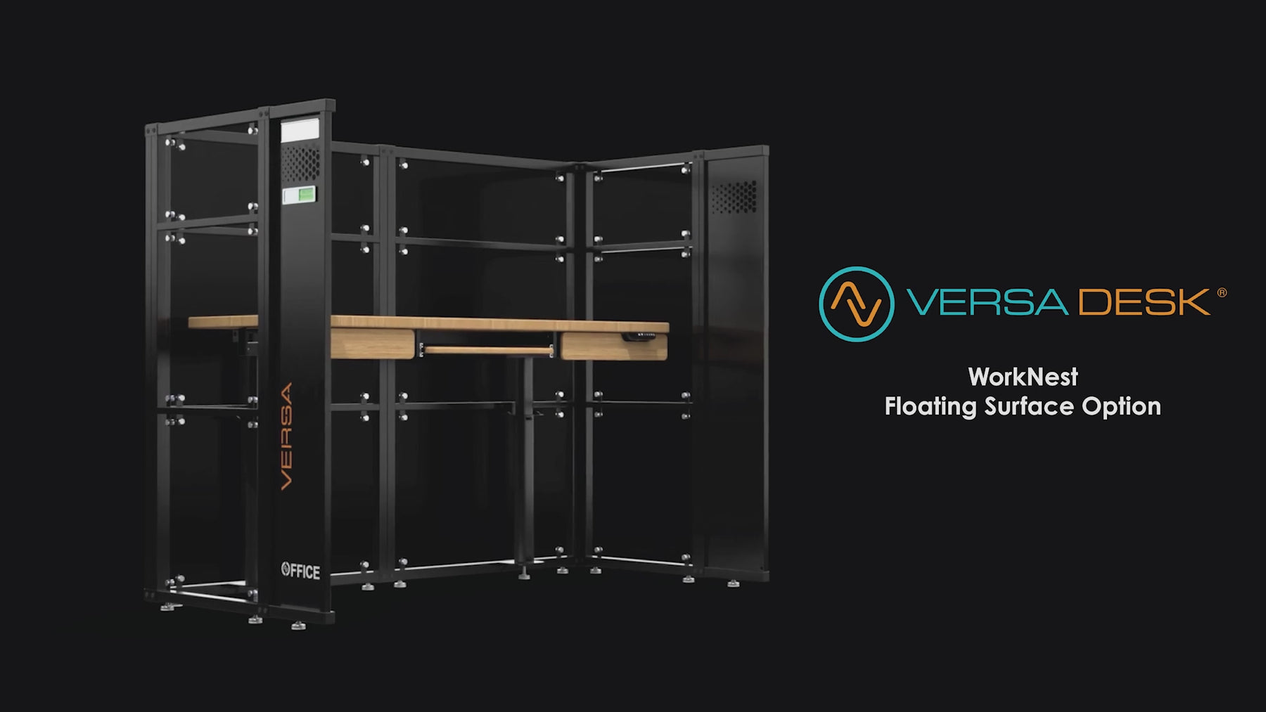 WorkNest® Floating Standing Desk Surface – VersaDesk